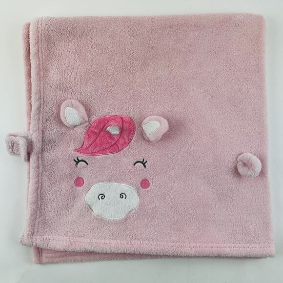 Carter's | Bedding | Carters Baby Blanket 3d Pig Face Unicorn Pink ...